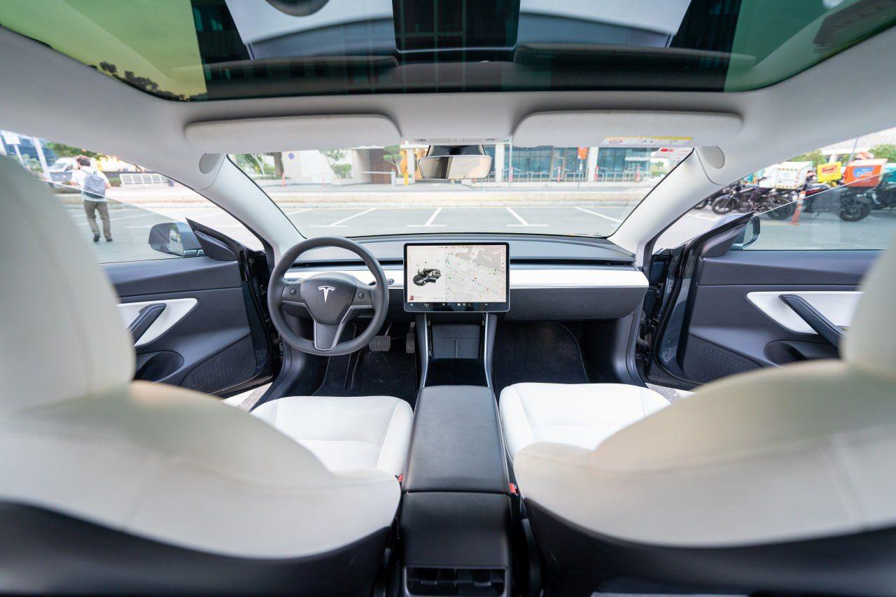 Rent Tesla Model 3 Dual Motor 2020 in Dubai.